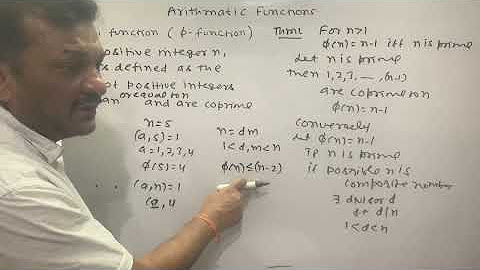Number Theory- Arithmetic Functions | Euler’s Phi Function, Divisor Function, Sigma Function ...