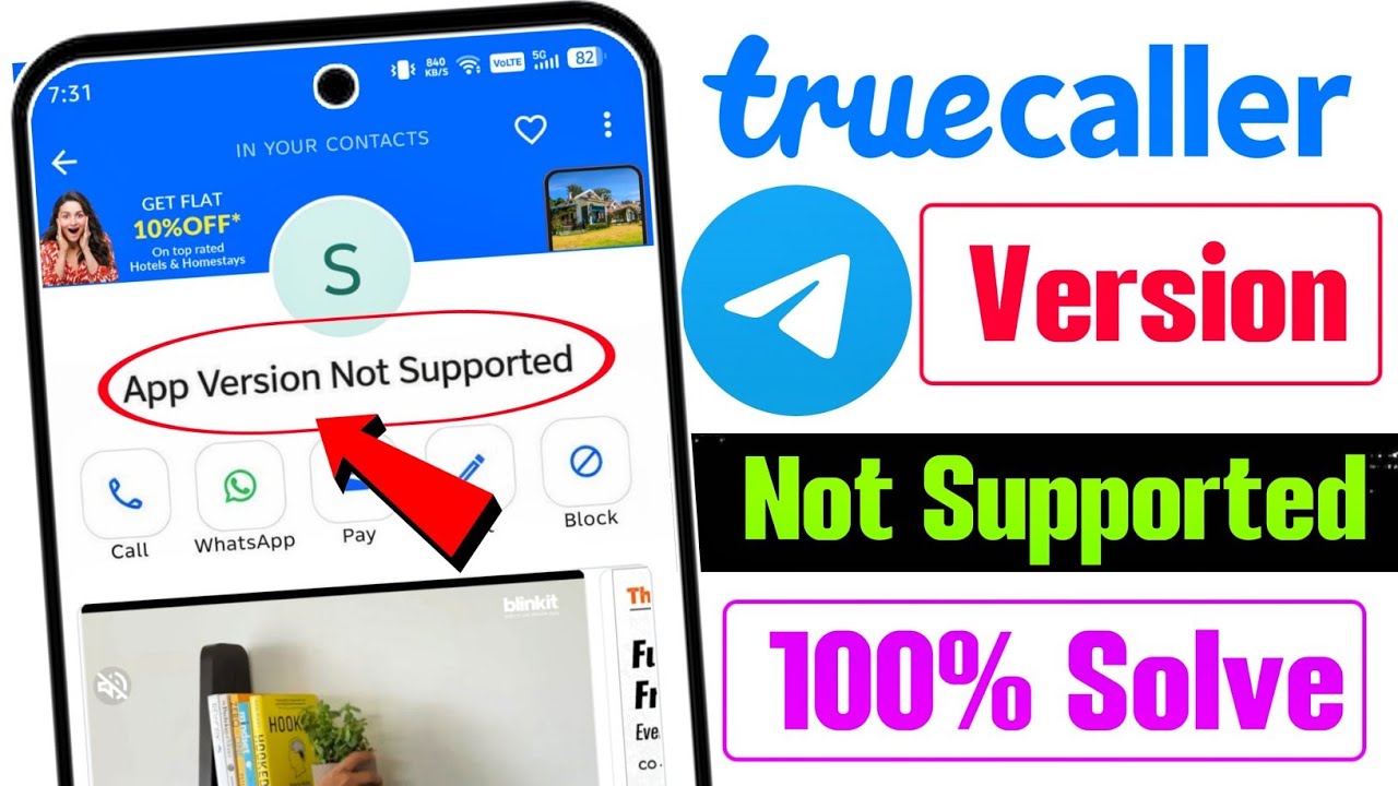 app version not supported truecaller | truecaller app version not ...