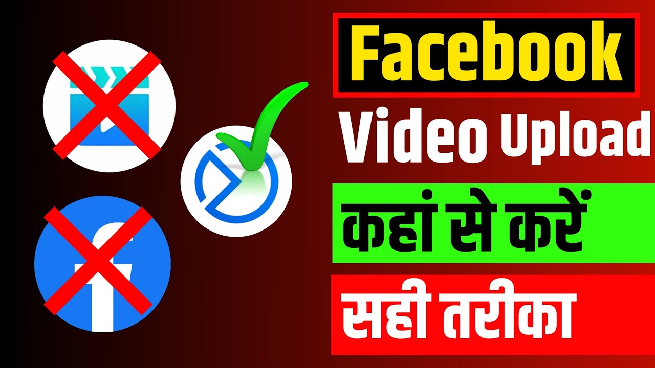 The right way to upload videos to Facebook | How To Upload Facebook ...