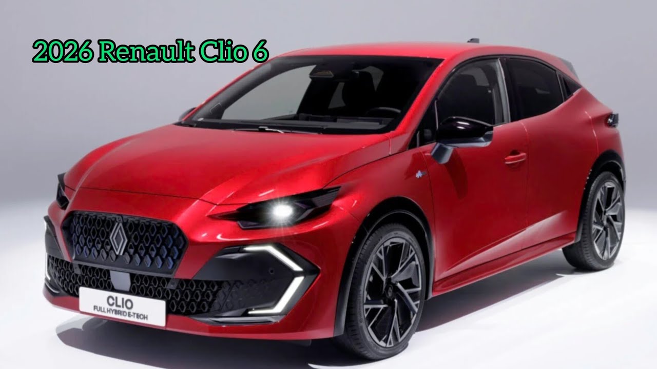 Nouvelle 2026 Renault Clio 6 | Intérieur & Extérieur - YouTube