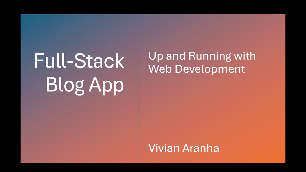 Full Stack Blog App Up And Running In Html Javascript Nodejs And Css