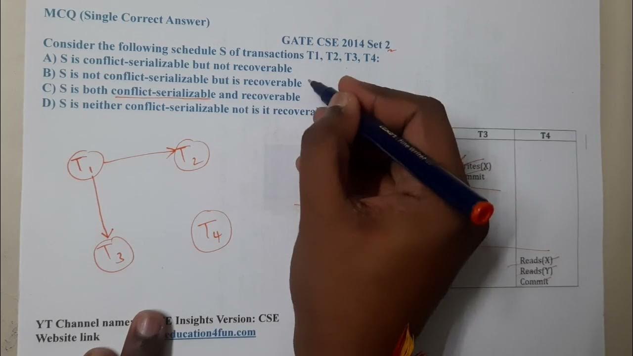 GATE CSE 2014 SET 2 - YouTube