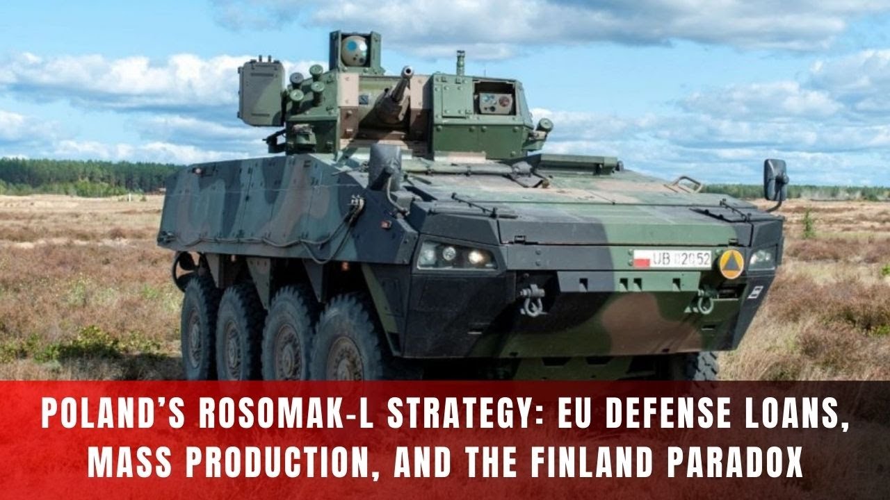 Why Poland Is Pitching Rosomak to Finland: The Patria AMV Story ...