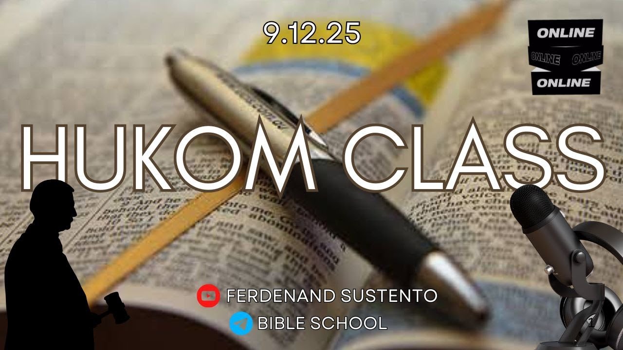 HUKOM CLASS - SEPTEMBER 15, 2025 - YouTube