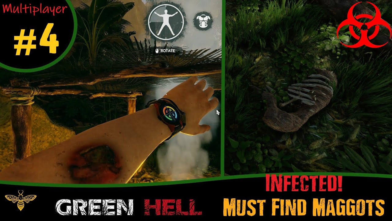 INFECTED - MUST FIND MAGGOTS | Green Hell | Multiplayer | Ep 4 - YouTube