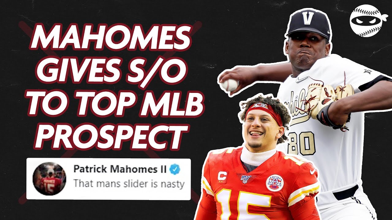 Mahomes Gives S/O to Top MLB Prospect | Kumar Rocker X PitchingNinja ...