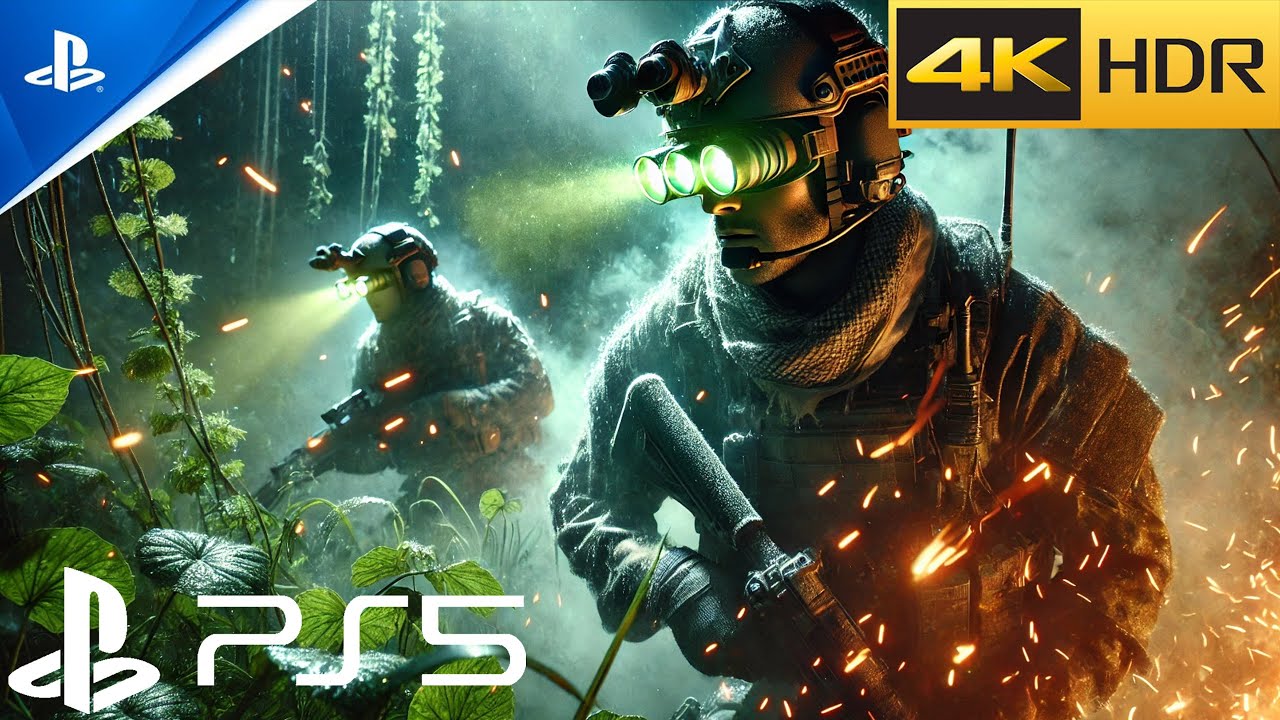 (PS5) Stealth Night Siege in the Forest | Ultra Realistic Immersive ...