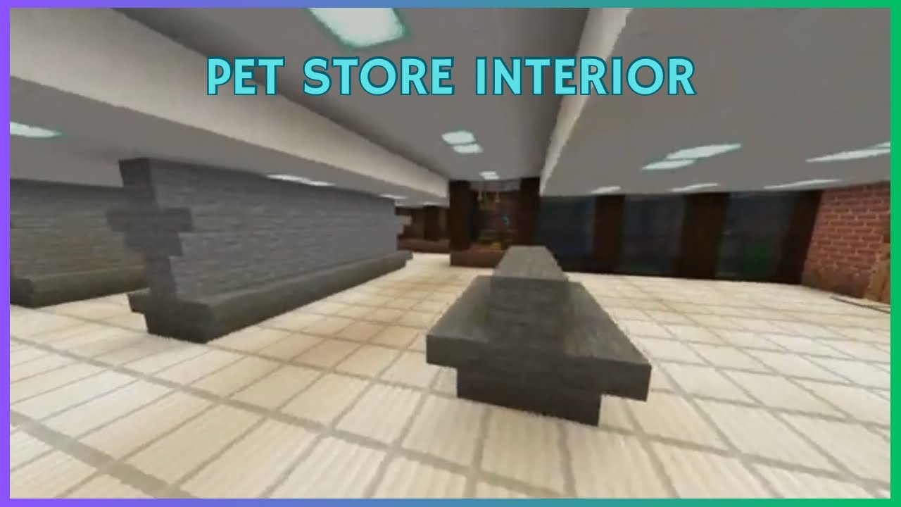 Minecraft: How To Make A Pet Store Interior! (Refresh Series) - YouTube