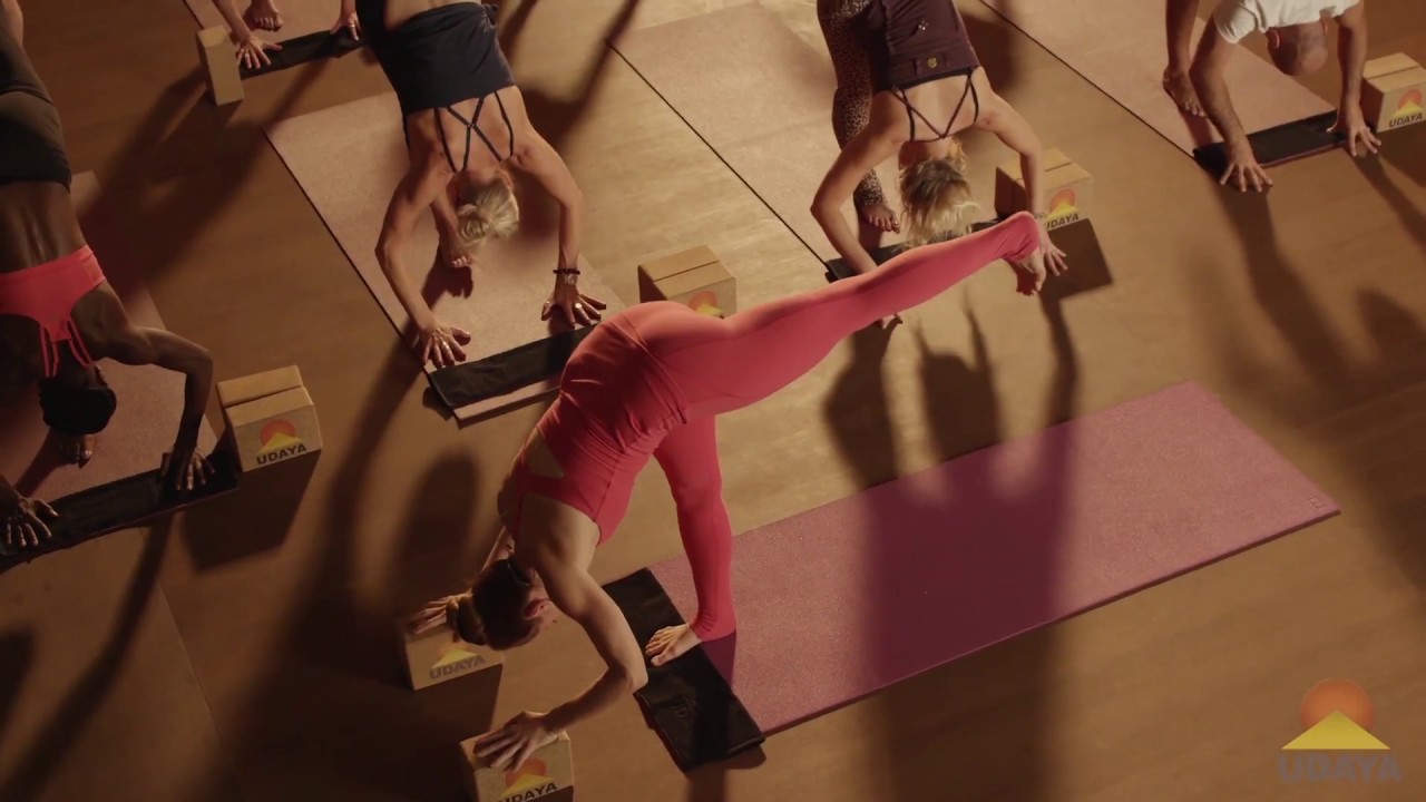 Cristi Christensen, Greet the Day Yoga I Udaya.com - YouTube