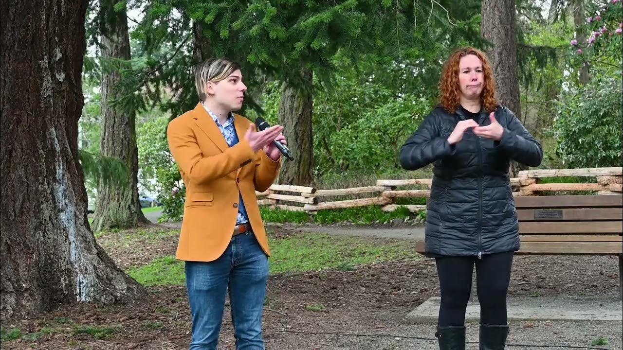 Kicking off Basil Langevin's campaign for Saanich Council & CRD - YouTube