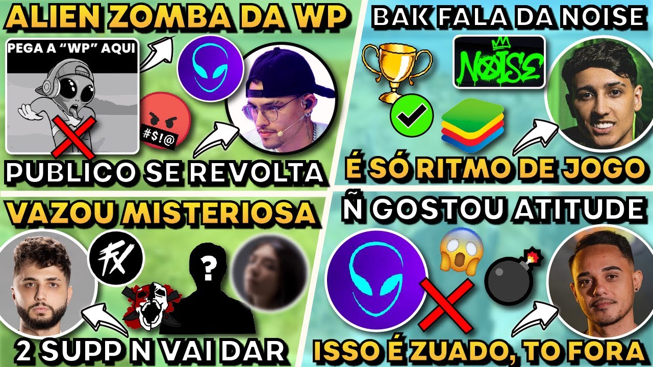 VAZOU MISTERIOSO FX ! TRETA: LIGA ALIEN ZOMBA WP ! CARLOS SE DESLIGA ...
