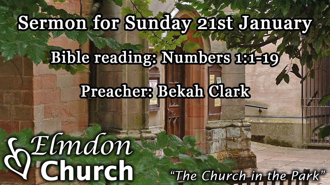 Sermon for Sunday 21st January: Numbers 1:1-19 - YouTube