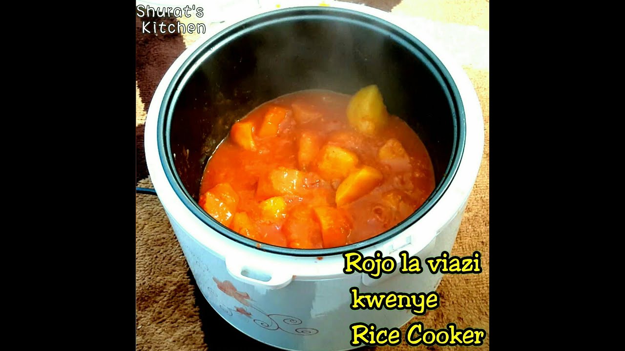 Jinsi ya kupika viazi vya rojo / Rojo la viazi kwenye Rice cooker ...