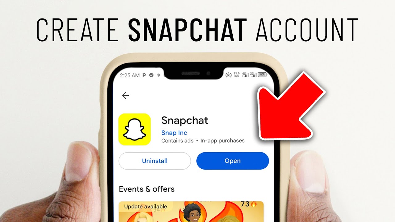 How to Create Snapchat Account in Mobile - YouTube