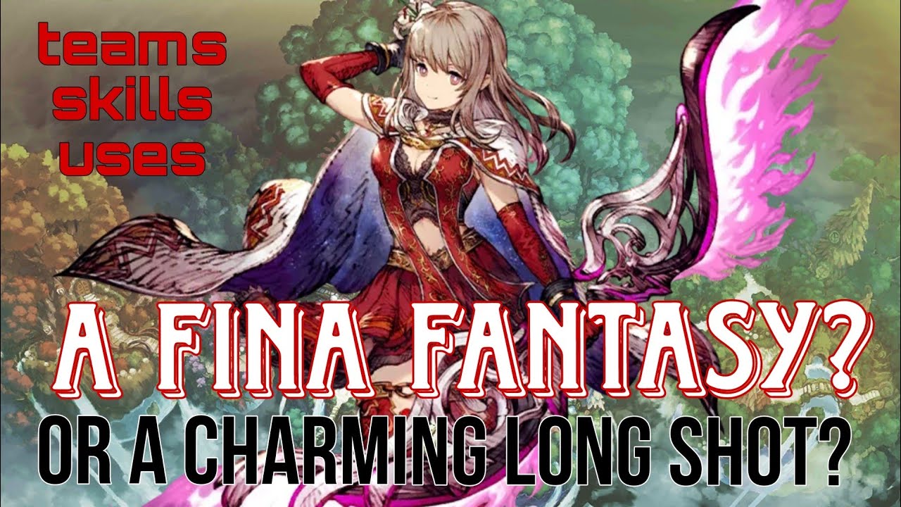 FINA FANTASY III: Lotus Mage Fina Skills and Teams #WOTV #ffbe - YouTube
