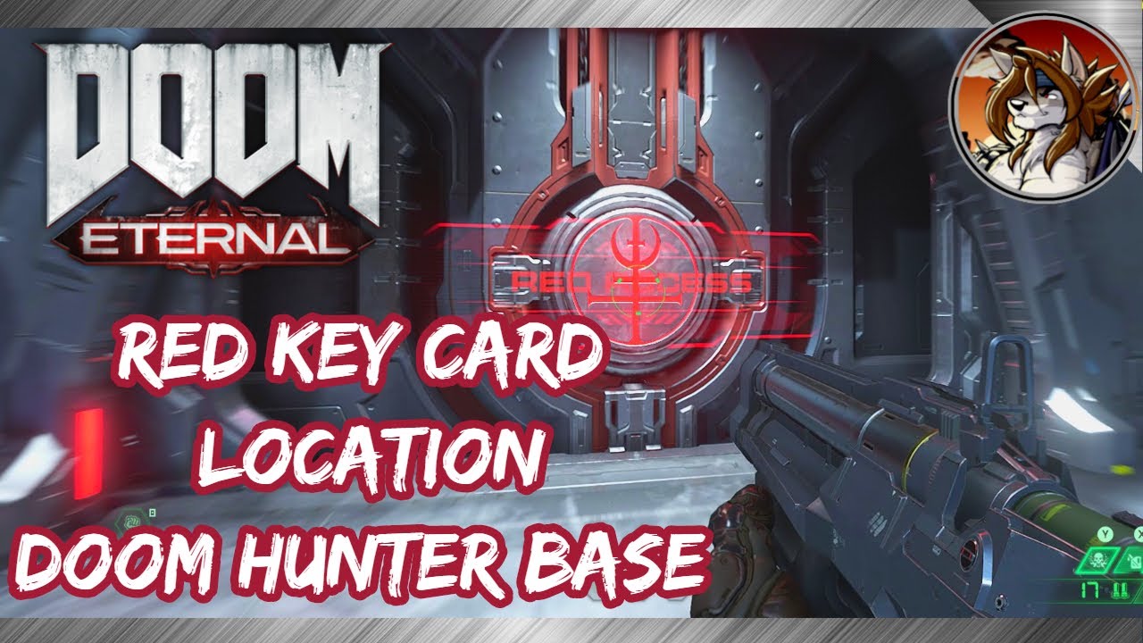 DOOM ETERNAL - Red Key Card Location ( How to Open the Red Access Gate ...