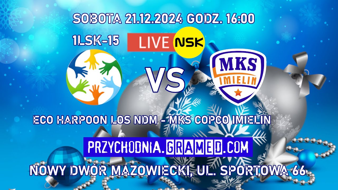 tv.nsk.pl [LIVE2] ECO HARPOON LOS Nowy Dwór Maz. - MKS COPCO Imielin ...