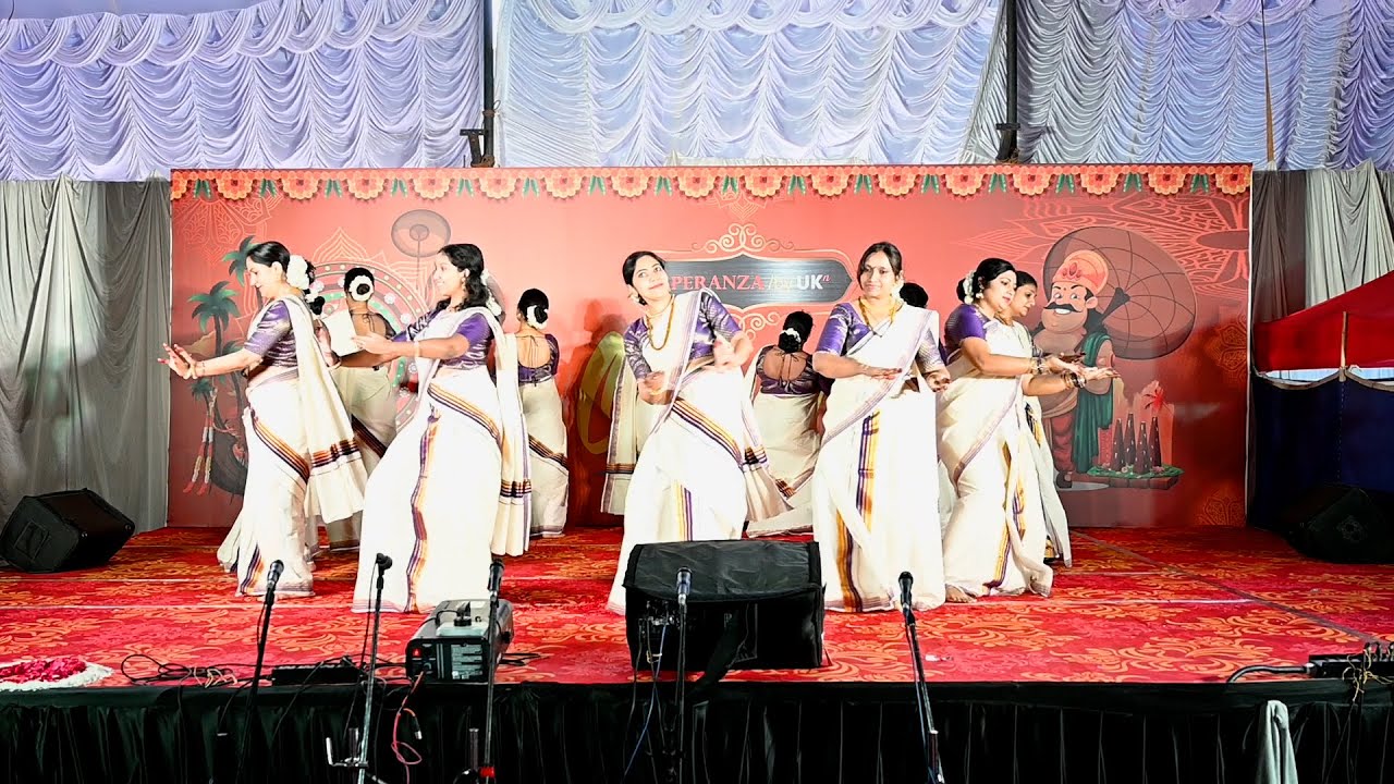 UKN Esperanza Onam celebrations 2023 | Thiruvathira by UKN Ladies - YouTube