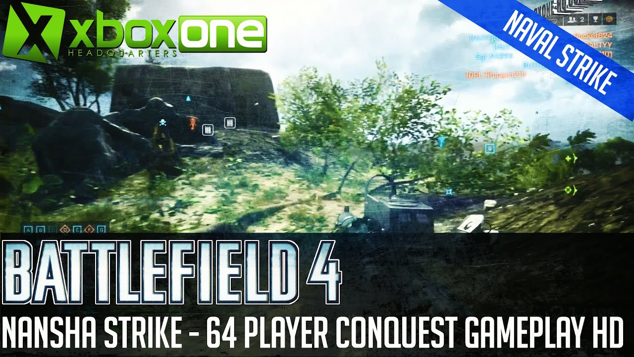 Battlefield 4 BF4 Naval Strike "NANSHA STRIKE" Xbox One Gameplay ...