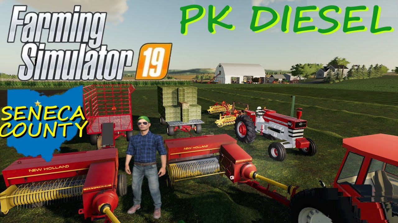 NEW CHANGES NEW HOLLAND 258 RAKE/TEDDER IN ONE, SMALL SQUARE BALE WAGON ...