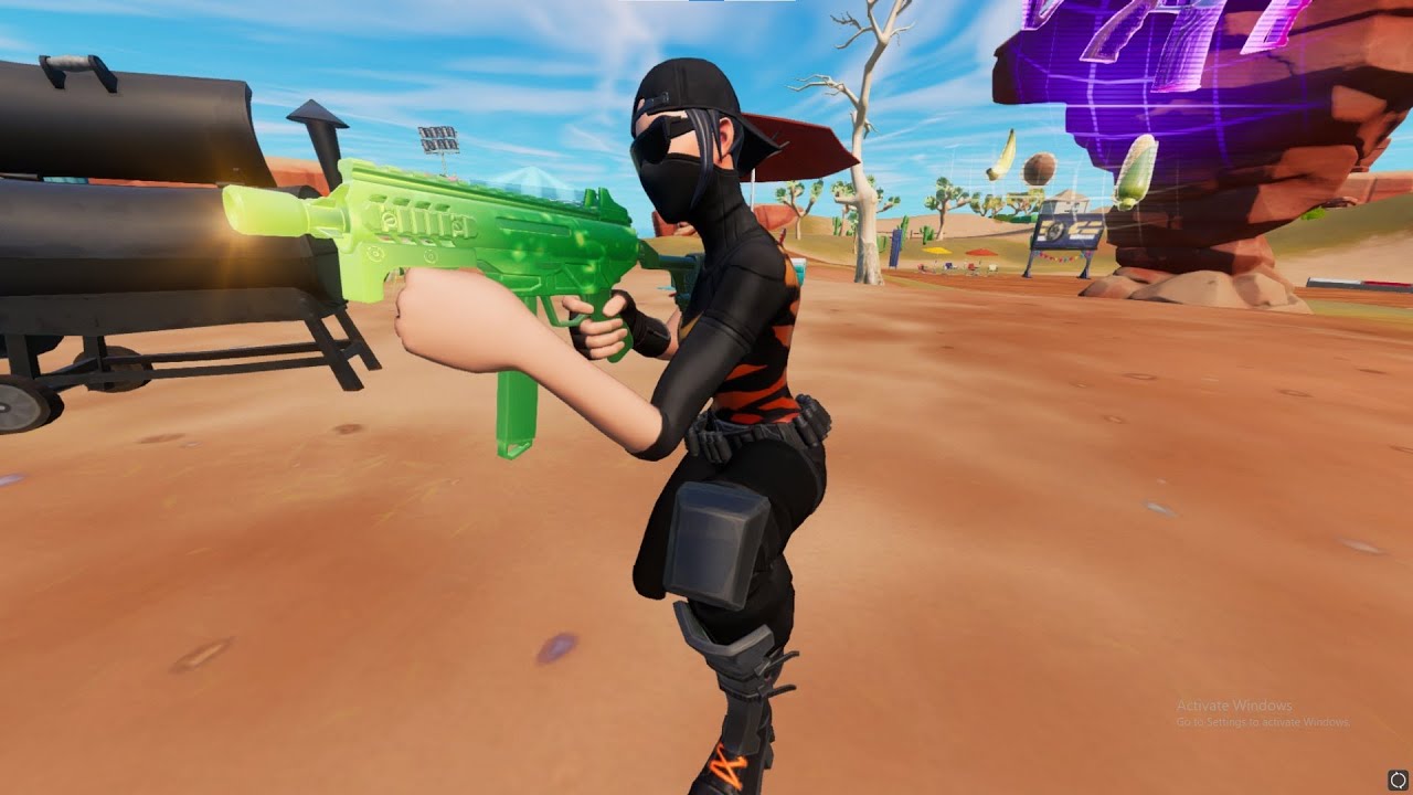 New "SCARLET COMMANDER" (tiger) Skin Gameplay In Fortnite! - YouTube