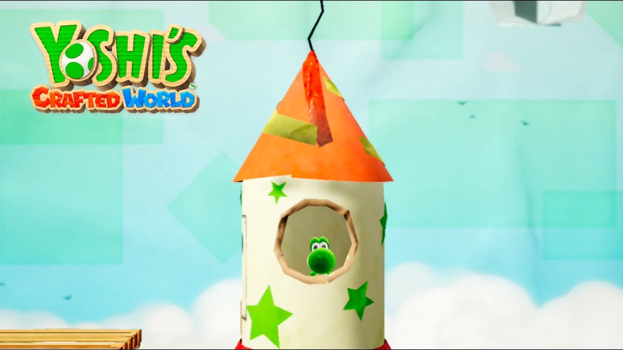 Yoshi's Crafted World - Station spatiale : Décollage imminent - YouTube