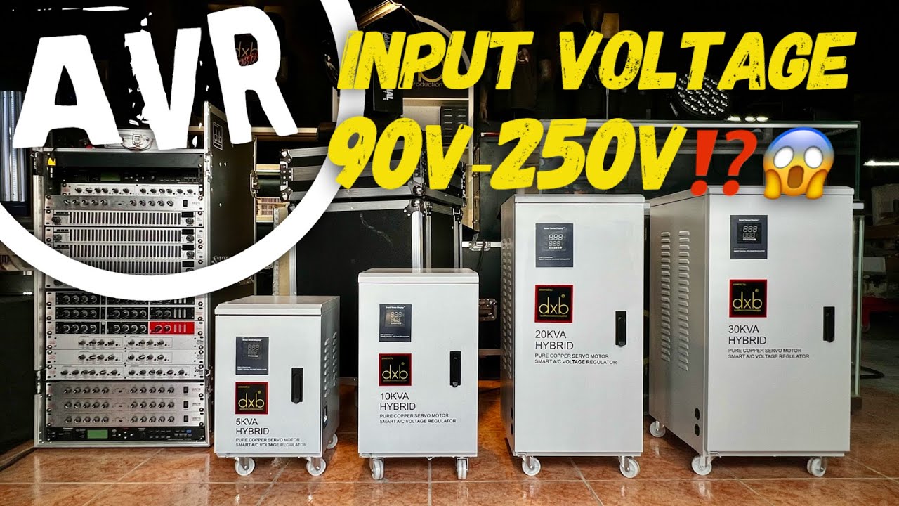 dxb HYBRID AVR 5Kva review: loaded 3 amplifiers (Smart Sense Display ...