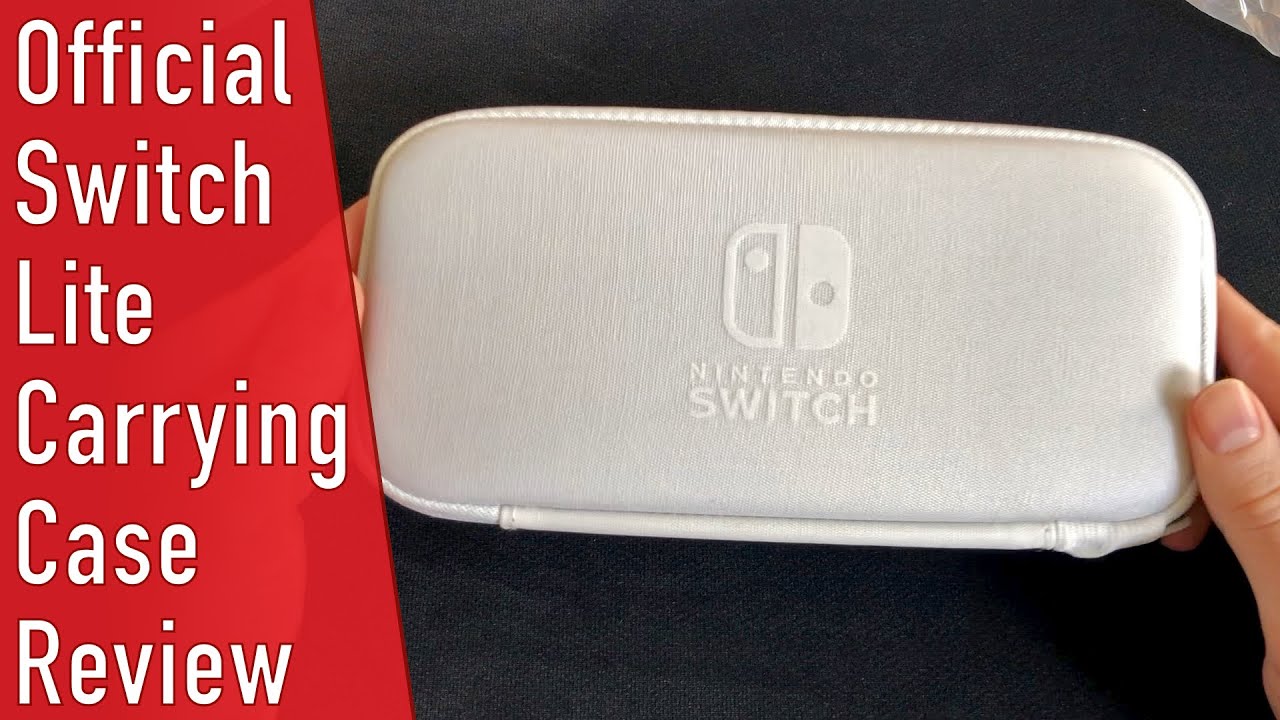 Nintendo Switch Lite Official Carrying Case Quick Look Review