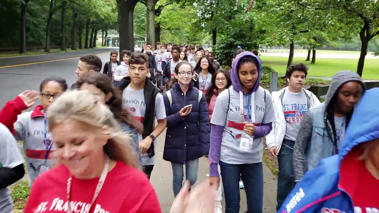 8th Annual St. Francis Prep Walk-A-Thon 2018 - YouTube
