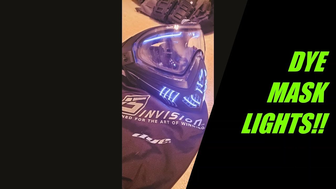 How To Put Lights In an I5 Dye Mask - YouTube