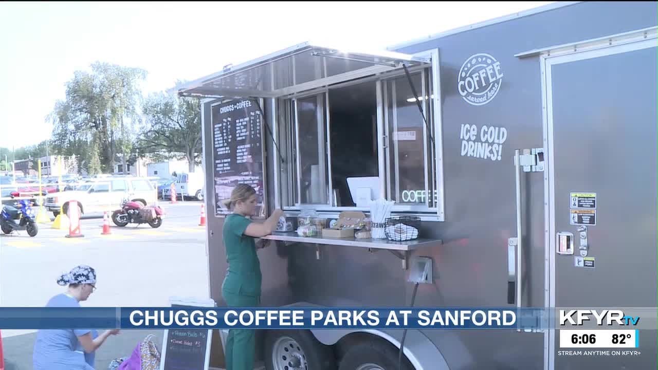 Chuggs Coffee offers drinks, connection at temporary location - YouTube