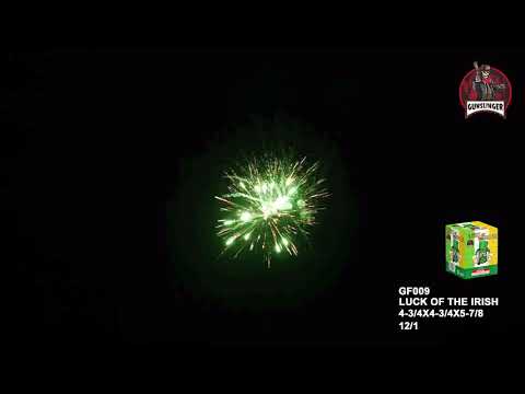 GF009 LUCK OF THE IRISH by Gunslinger Fireworks - YouTube