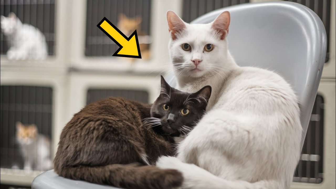 2 CATS WOULDN’T LET GO OF EACH OTHER AT THE SHELTER WHEN THE ADOPTER ...