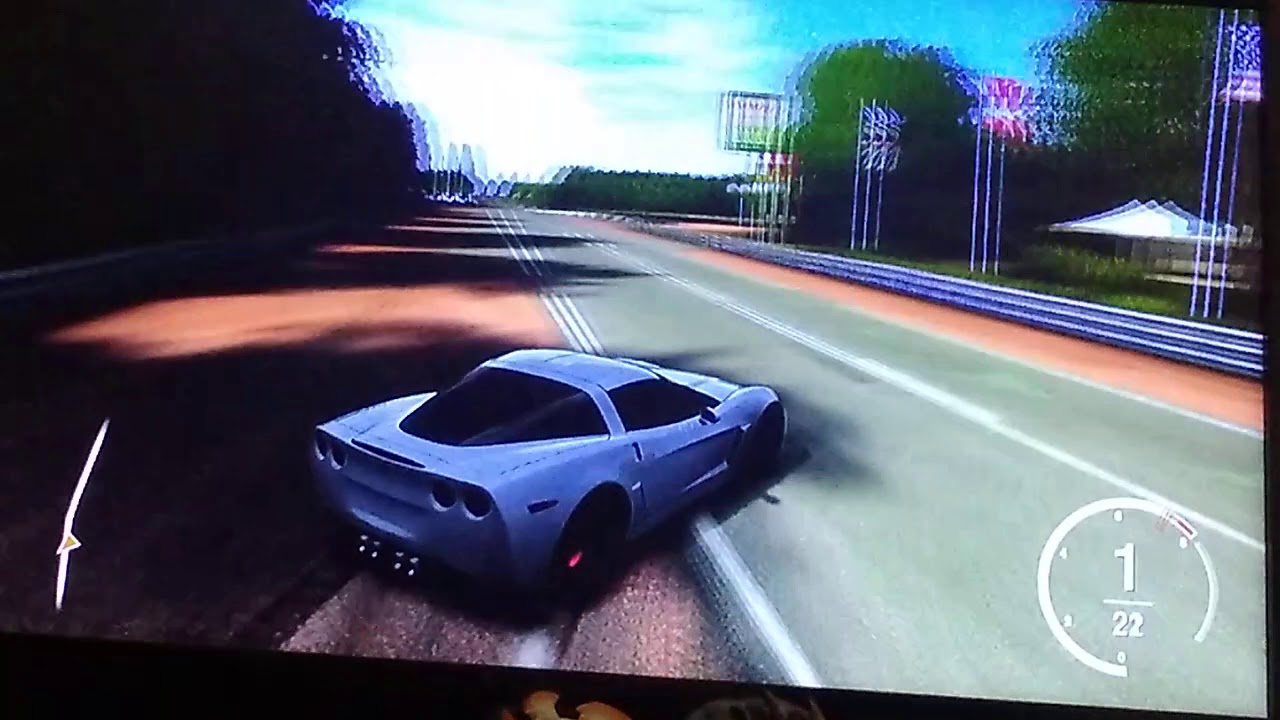 Corvette c6 ZO6 top speed run Forza Motorsport 4 - YouTube