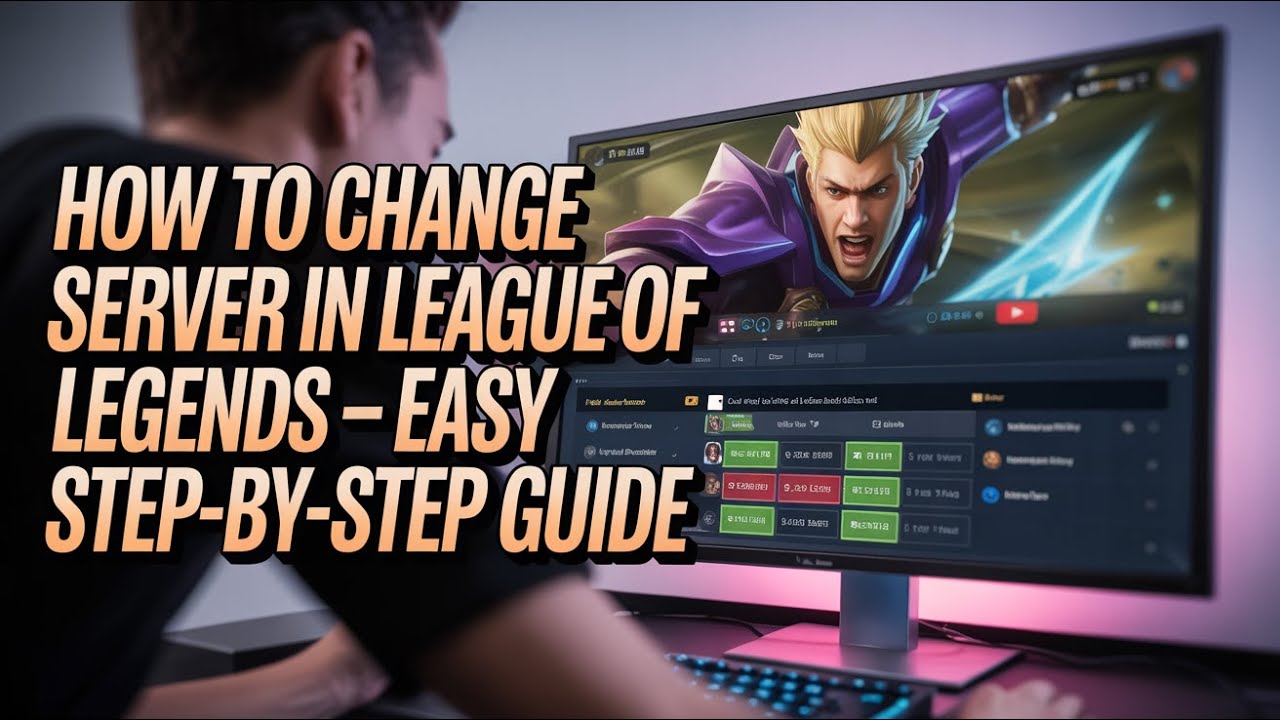 How to Change Server in League of Legends – Easy Step-by-Step Guide - YouTube