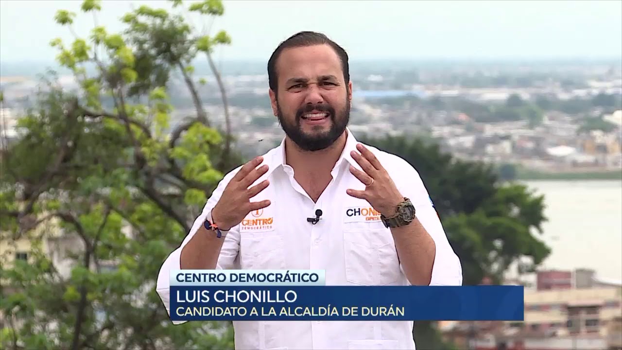 LUIS CHONILLO, CANDIDATO A ALCALDE DE DURÁN | Ecuavisa - YouTube