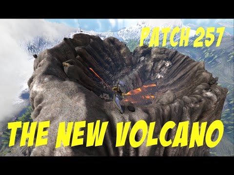 The New Volcano - Ark Survival Evolved Official - Patch 257 - YouTube