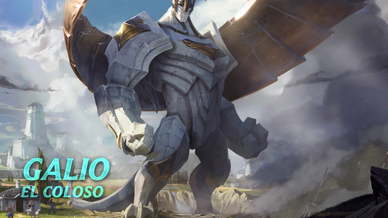 Expositor de campeones de Galio | Gameplay - League of Legends - YouTube