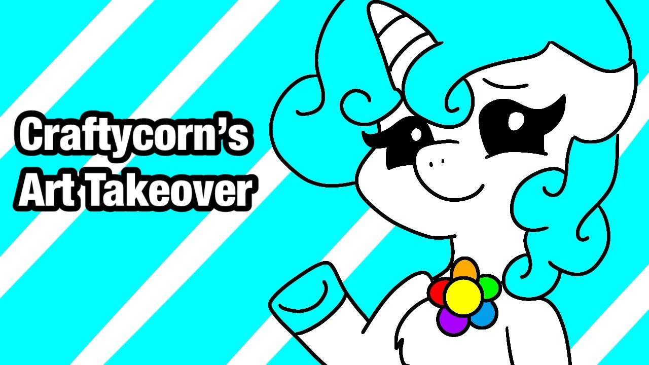 CraftyCorn’s art takeover! - YouTube