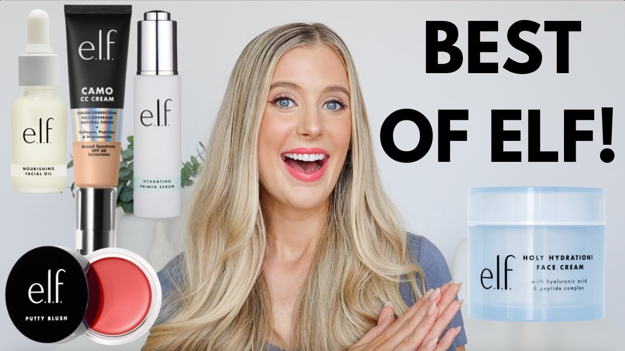 Best of ELF Cosmetics! Full Face of ELF Skincare + ELF Makeup Finds ...