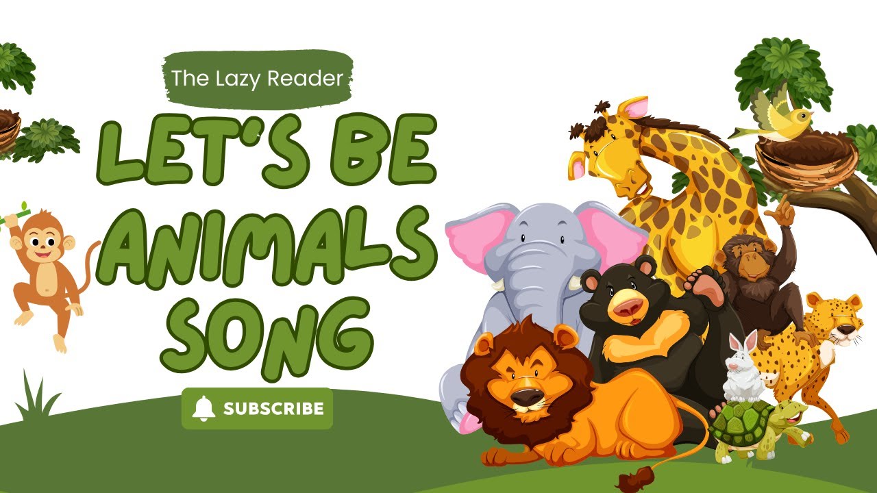 Let's Be Animals Song - Fun and Energetic Song for Kids - YouTube