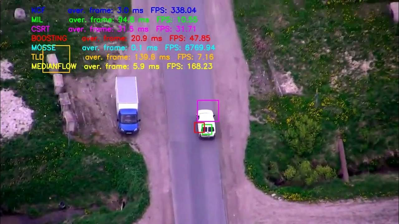 legacy opencv tracking test in python - YouTube