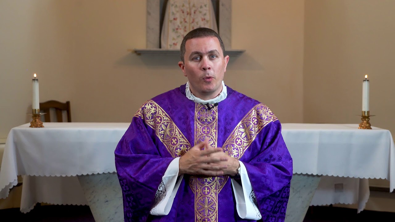 Fifth Sunday of Lent (Year C) - Fr Mark Baumgarten - YouTube