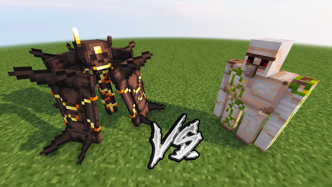 Ignited Revenant vs Iron Golem in Minecraft - YouTube