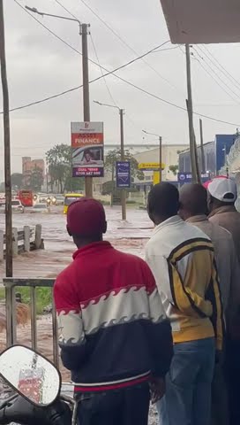 Nairobi Kenya under water, in likoni road. Drive carefully, this is ...