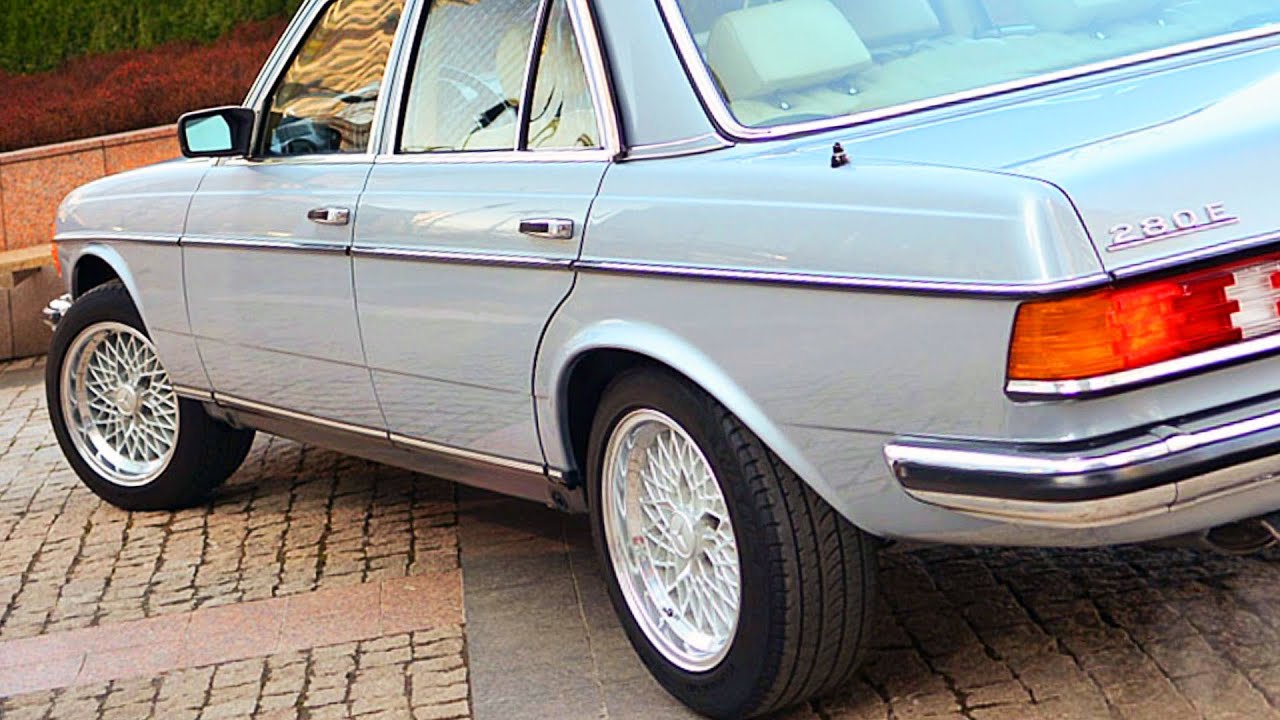 1980 Mercedes-Benz 280 E w123 the most powerful sedan 123 series - YouTube