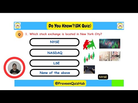 MCQs Quiz On Stock Market Exchange | GK Questions and Answers #quiz # ...