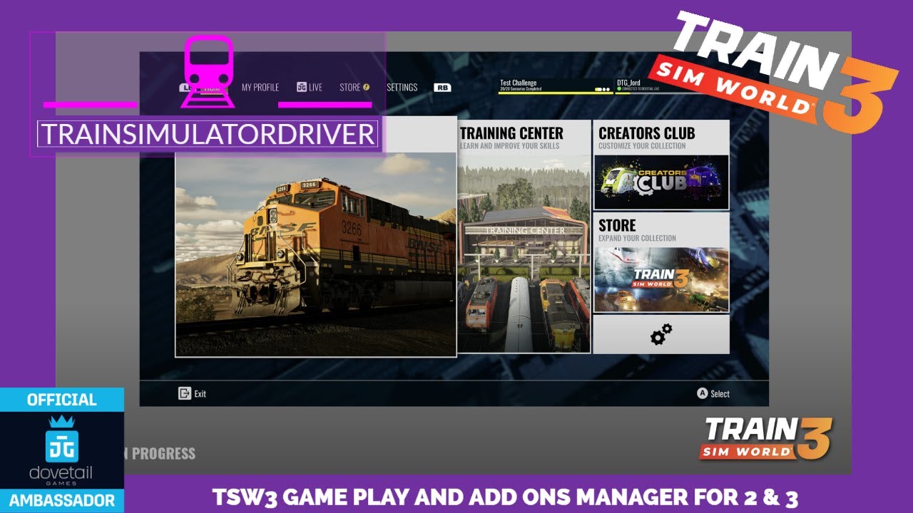 TSW3 Gameplay and Add Ins Manager for TSW2 and TSW3 - YouTube