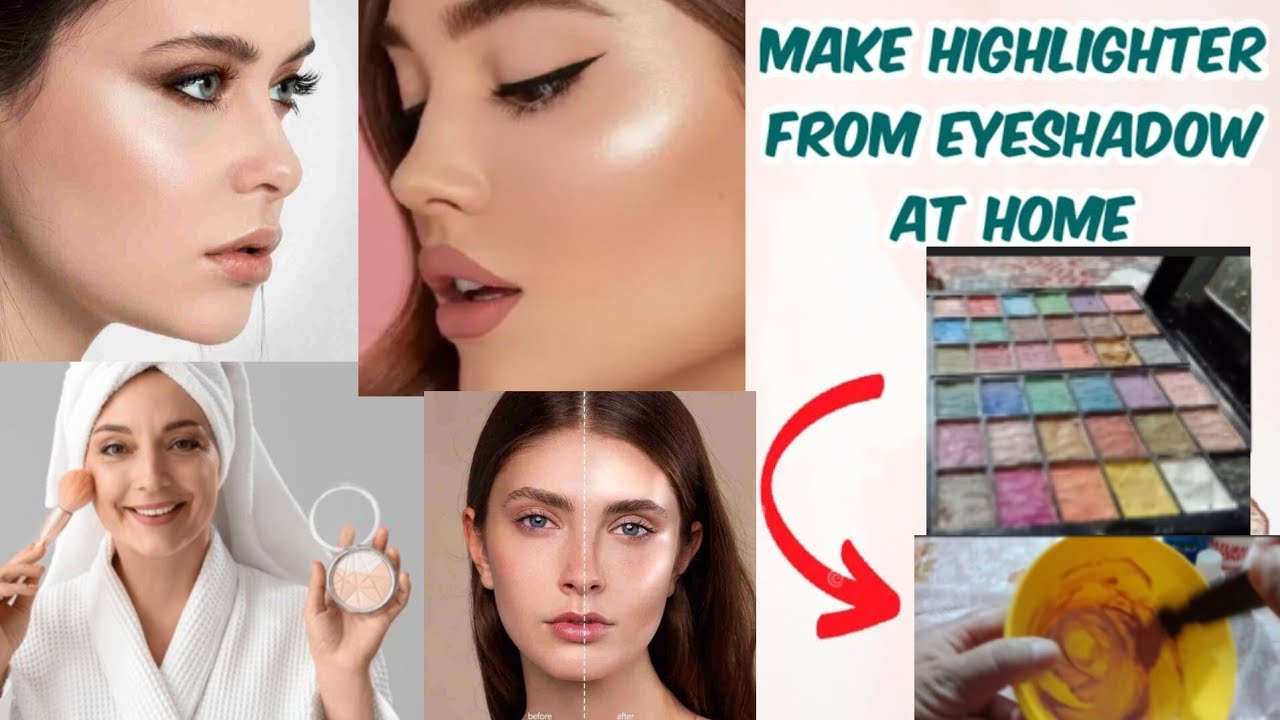 Parlor Secret Highlighter|/Eyeshadow Se Highlighter Kaise Banaye/DIY ...