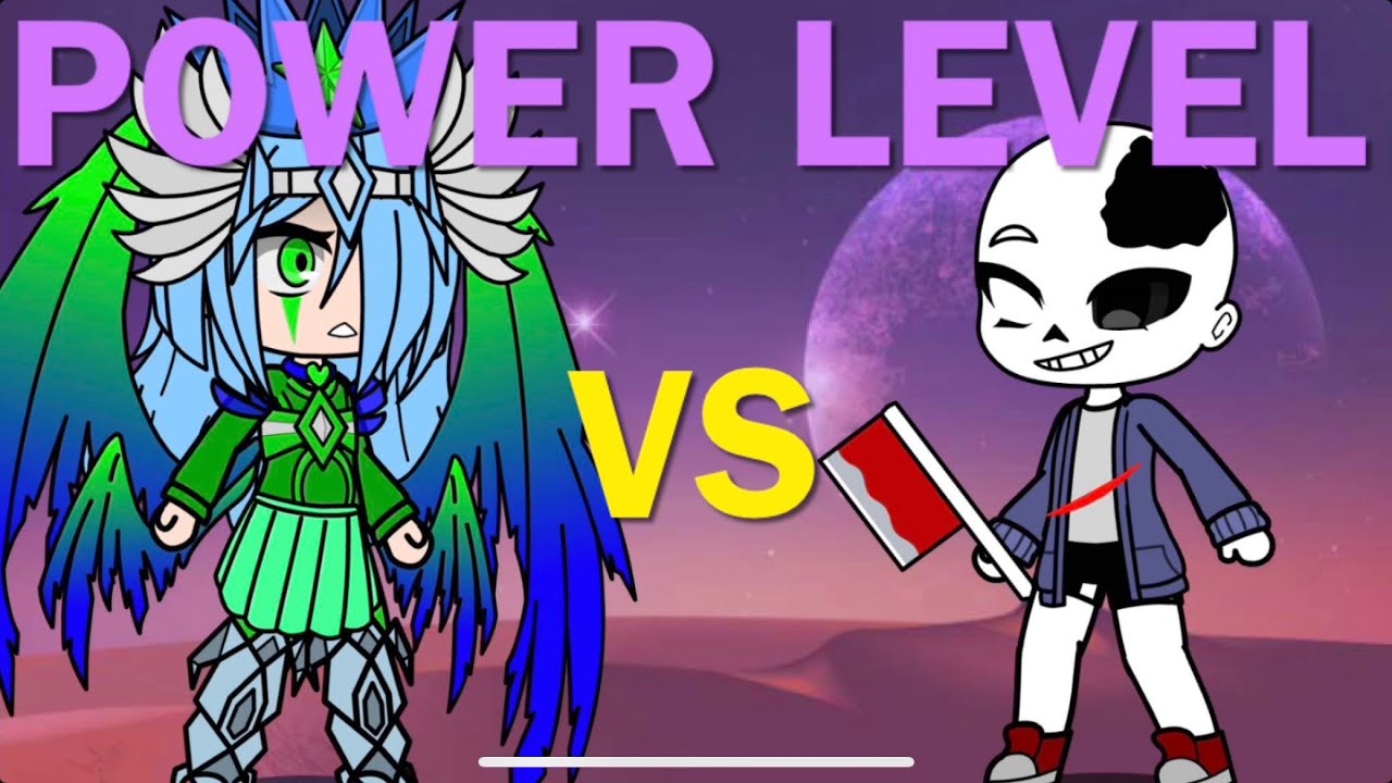 Glitchtale Goddess Amber vs Infected Sans Power Level - YouTube